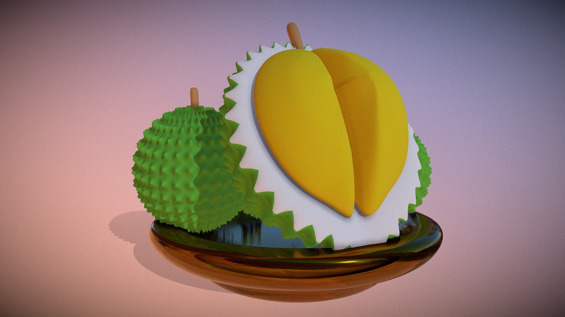 durian - Buy Royalty Free 3D model by design ap (@like2019) [cba5206 ...