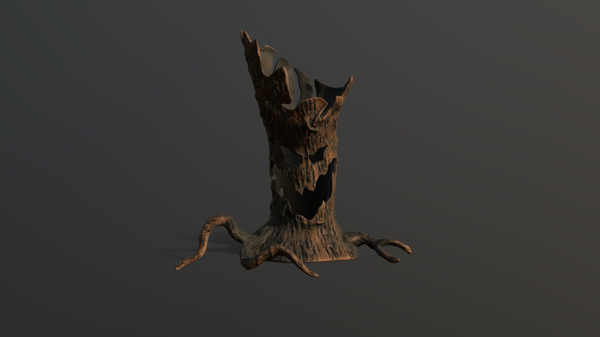 Stylized Trees Halloween Monster PBR - 3D model by Mirgot [cba588f ...
