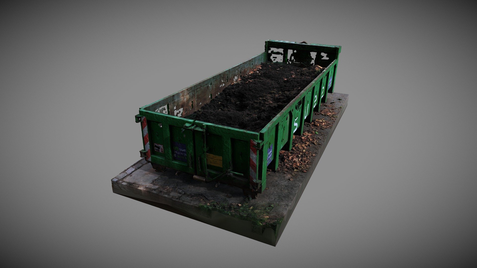 Waste soil container - Buy Royalty Free 3D model by Geoffrey Marchal ...