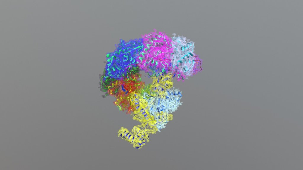 EMDB › EMD-7049 - 3D model by Interactive 3D Data (@proteinsimulation ...