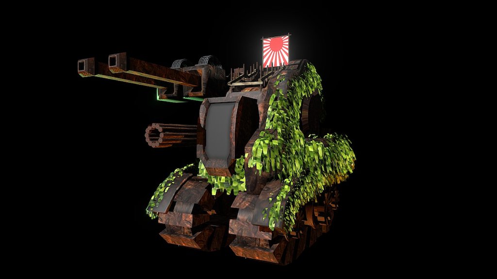 Ancient Tank - 3D model by Whatpixneyh (@pipatha) [cba62a9] - Sketchfab