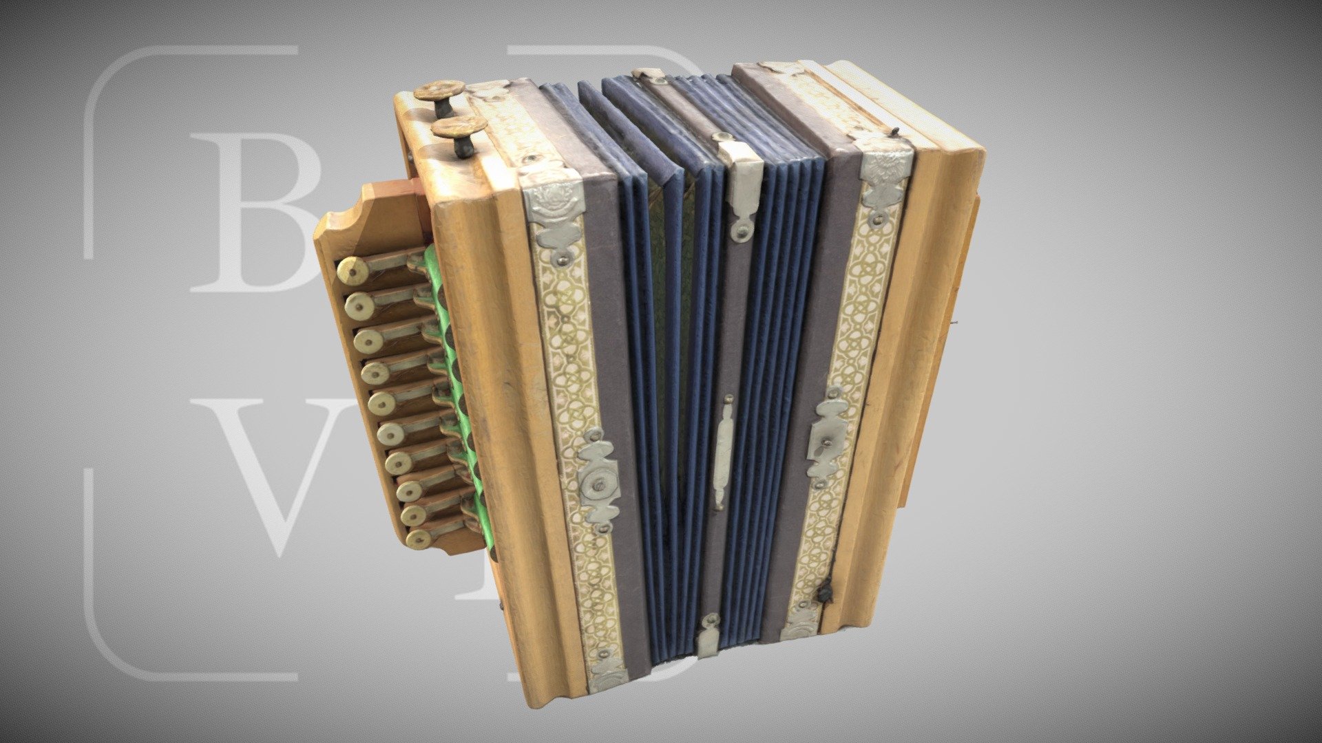 Bandoneón - 3D model by Biblioteca Digital memoriademadrid ...