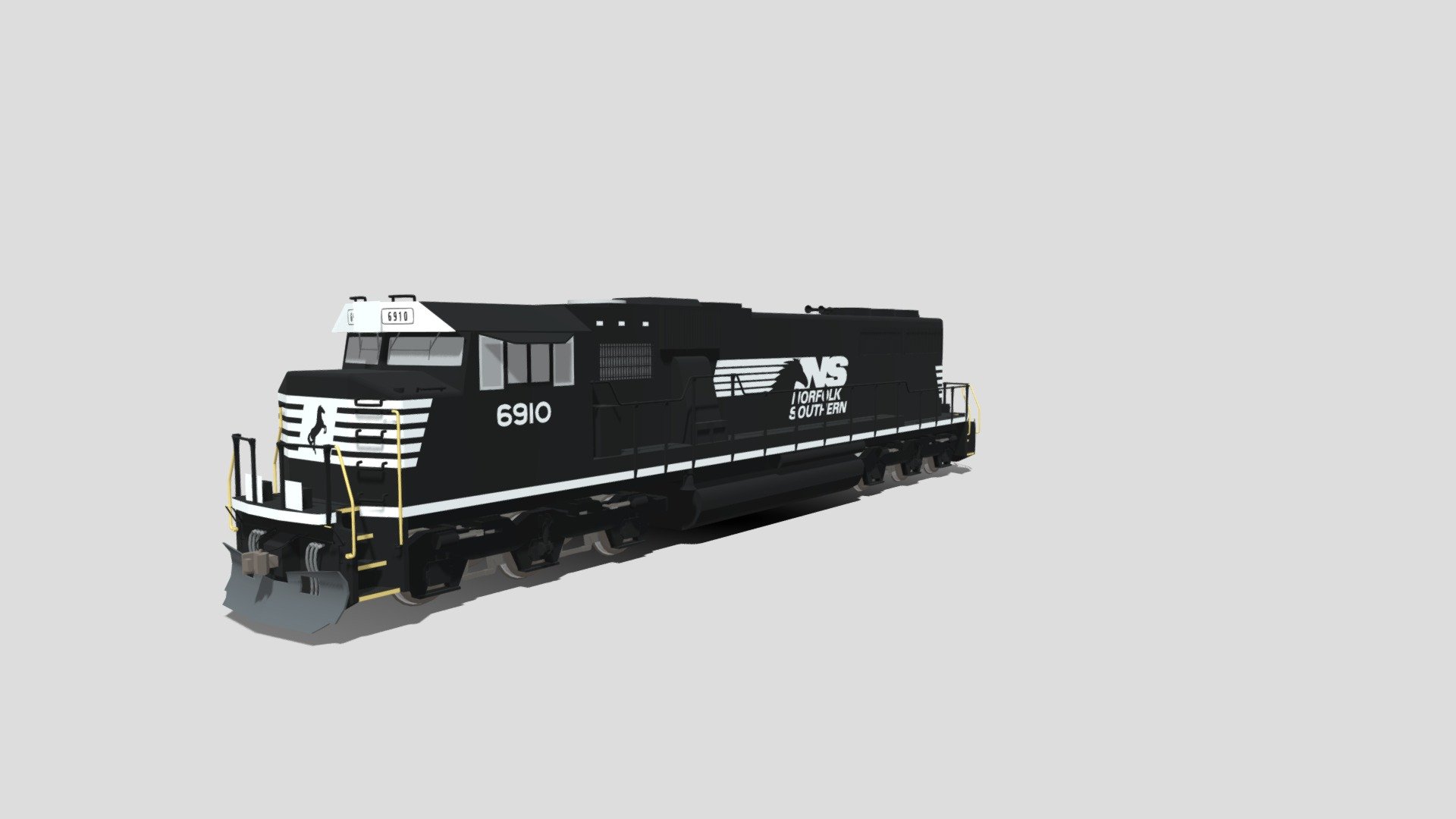 EMD SD60E - Norfolk Southern - Download Free 3D model by zairiq zairiq (@zairiqzairiq) [cba8c2f ...