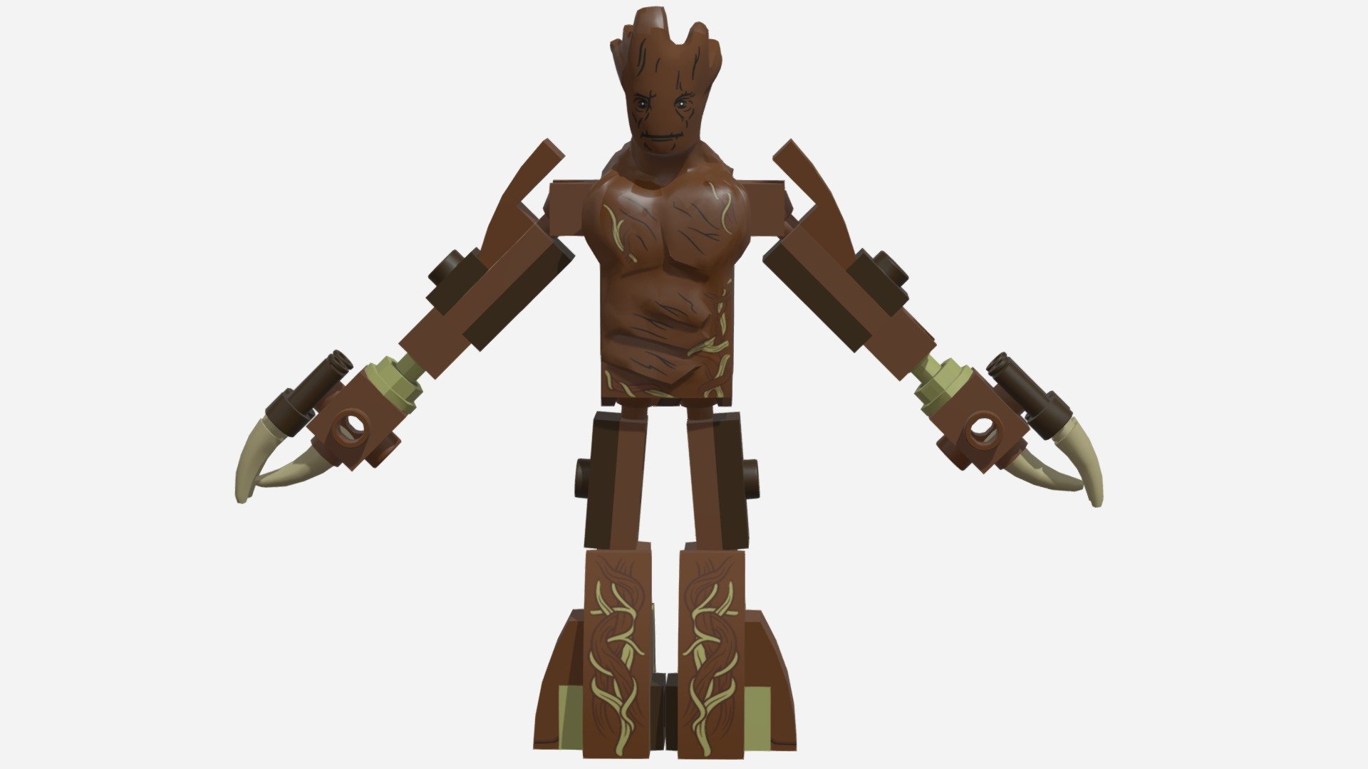 Groot - Download Free 3D model by RaulV2 [cbab0b2] - Sketchfab
