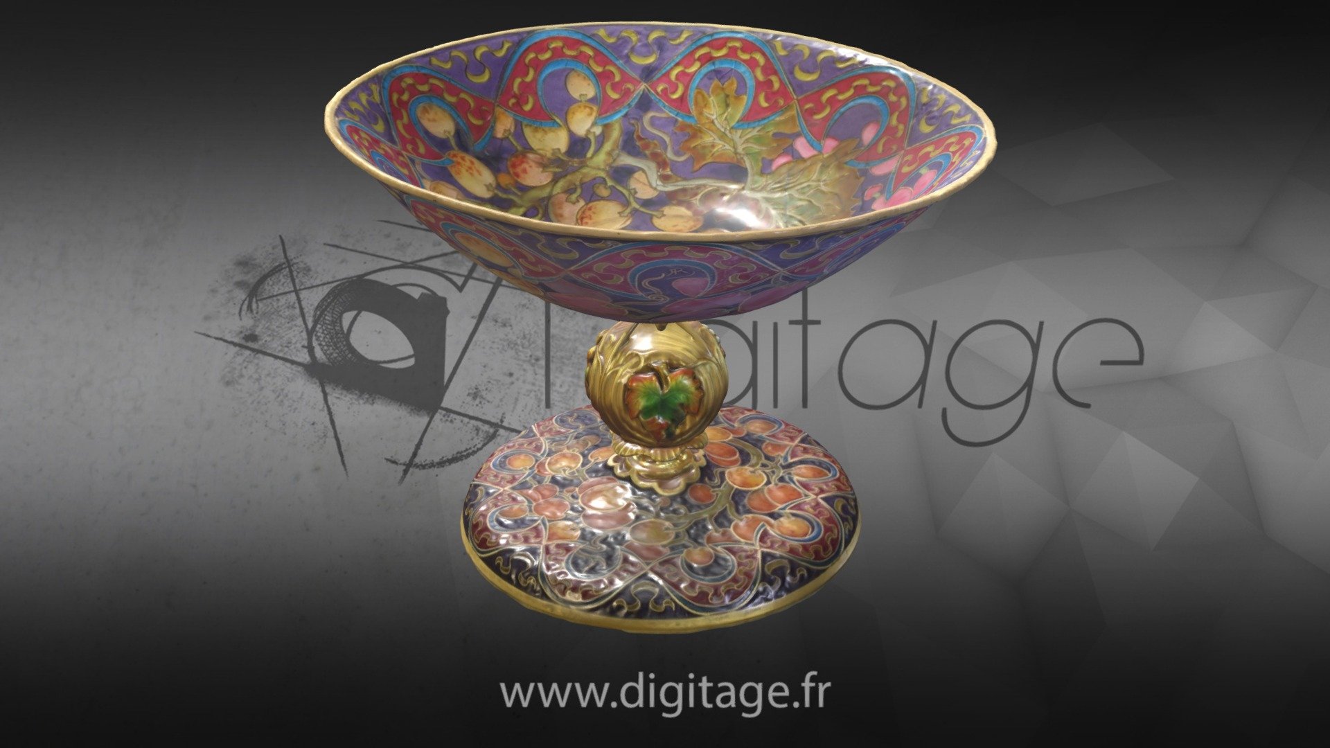 Mazedia - Coupe Felix Bracquemond - 3D model by Digitage [cbad333 ...