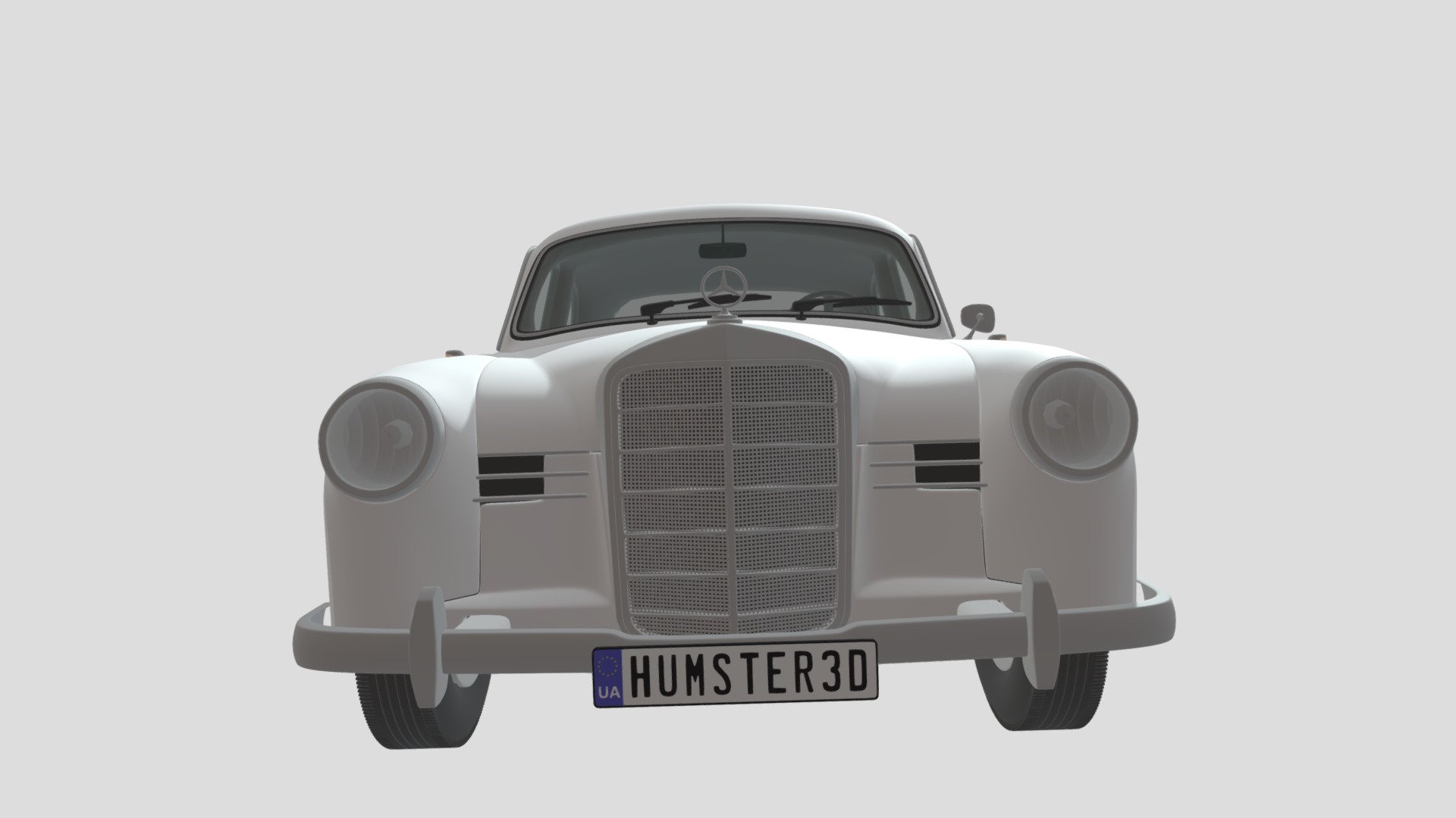 Mercedes- Benz Ponton 180 W120 - Download Free 3D model by Nieve5677 ...