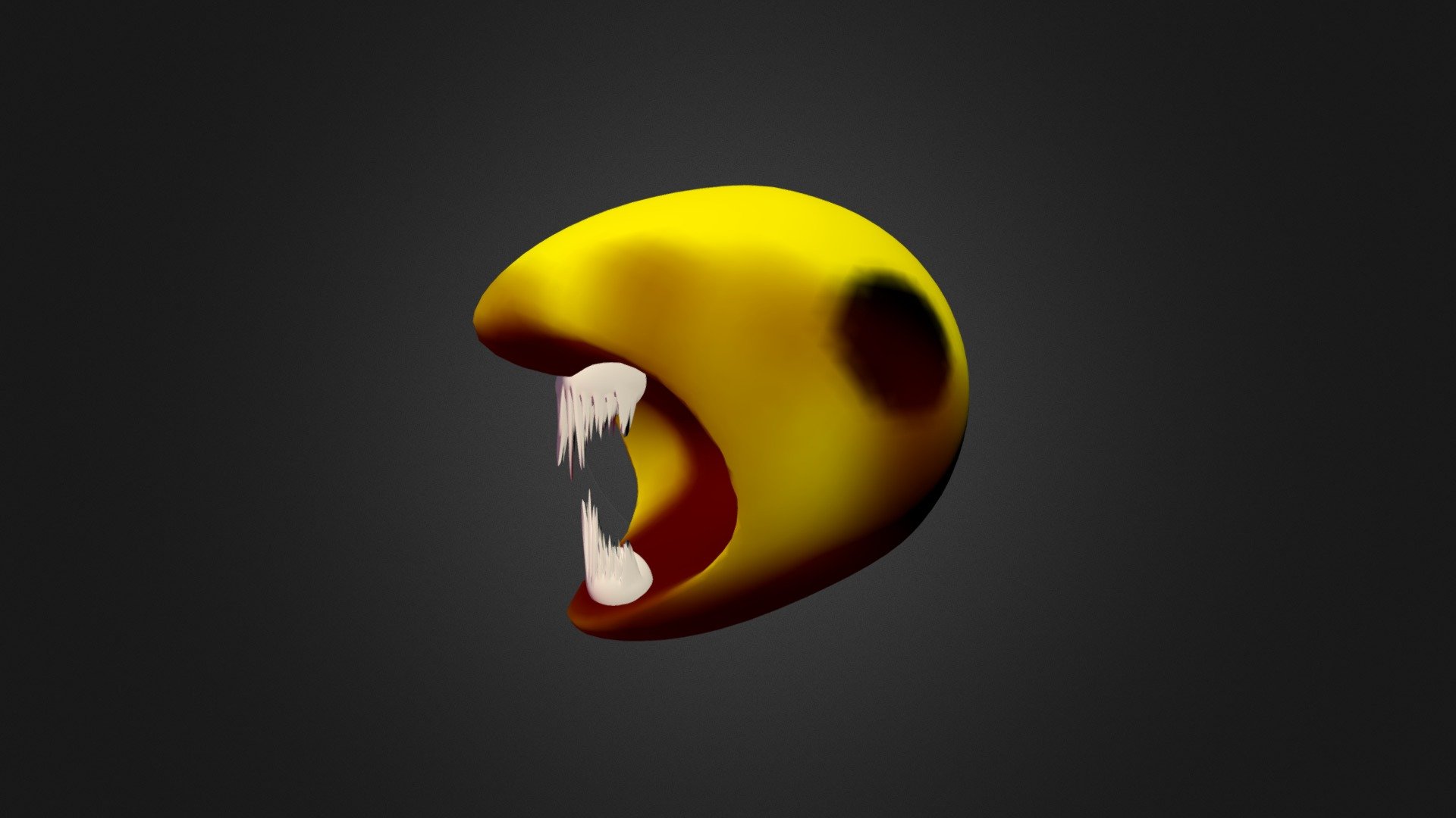 Creepy Pac-man - Download Free 3D model by sirenheadnite [cbad5a9 ...