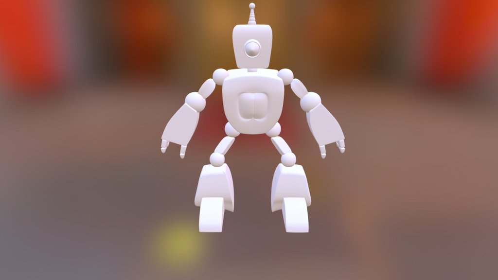 Robot - 3D model by Rafaelteknos [cbad5b8] - Sketchfab