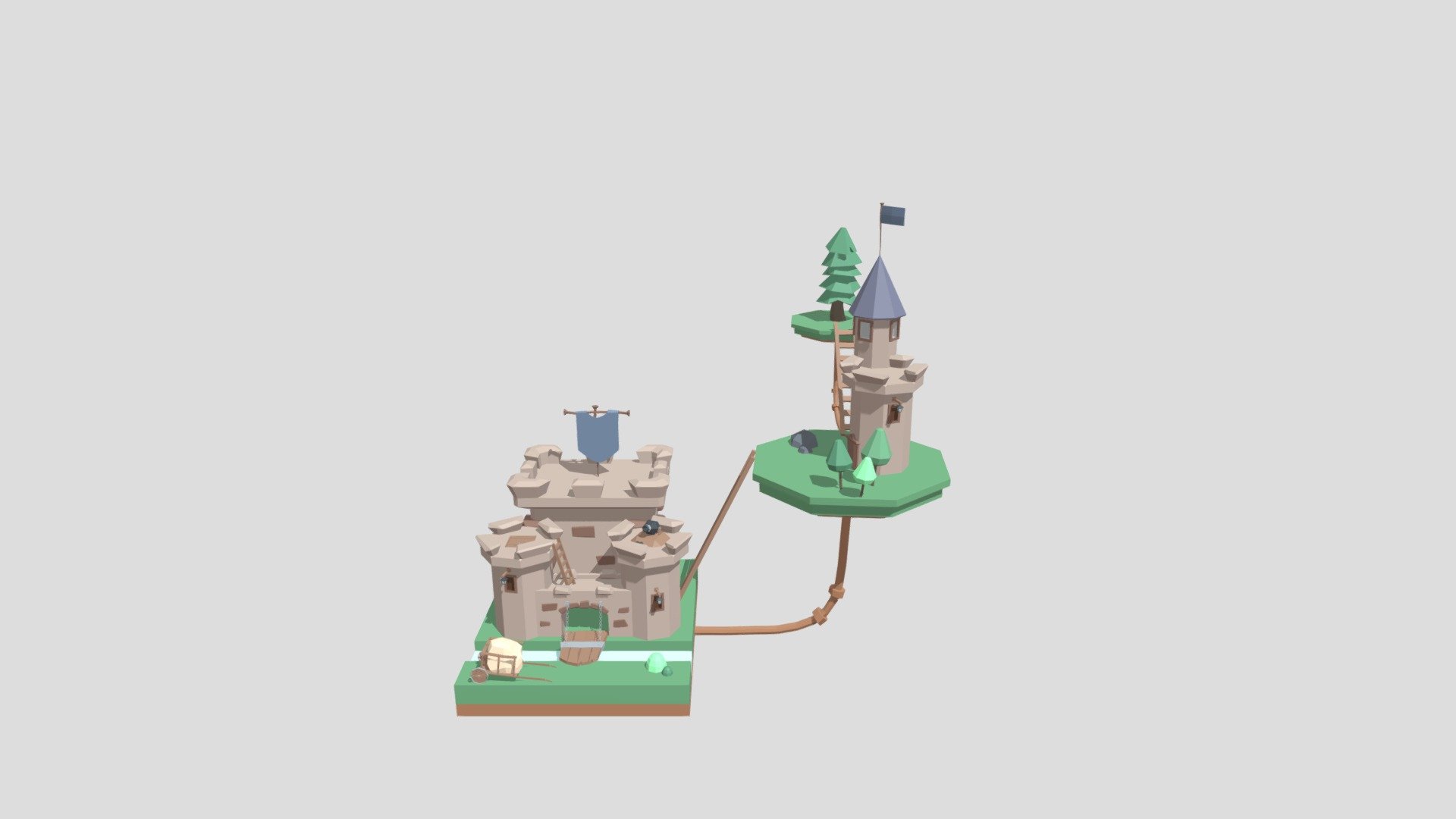 castillo - 3D model by caromo1218 [cbadd1f] - Sketchfab