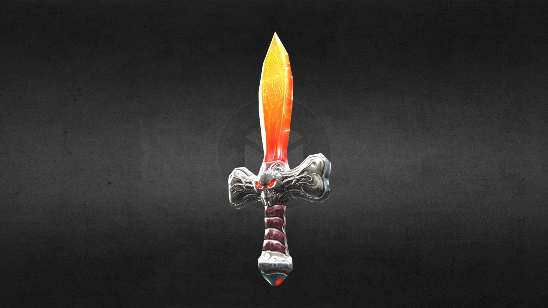Bone Sword - 3D model by moxstudios [cbae966] - Sketchfab