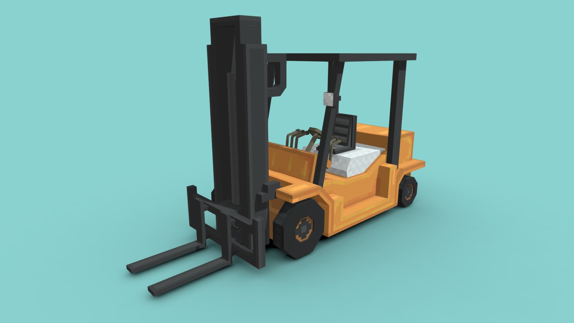 Forklift - 3D model by Mladen (@mladen123) [cbaf3f6] - Sketchfab