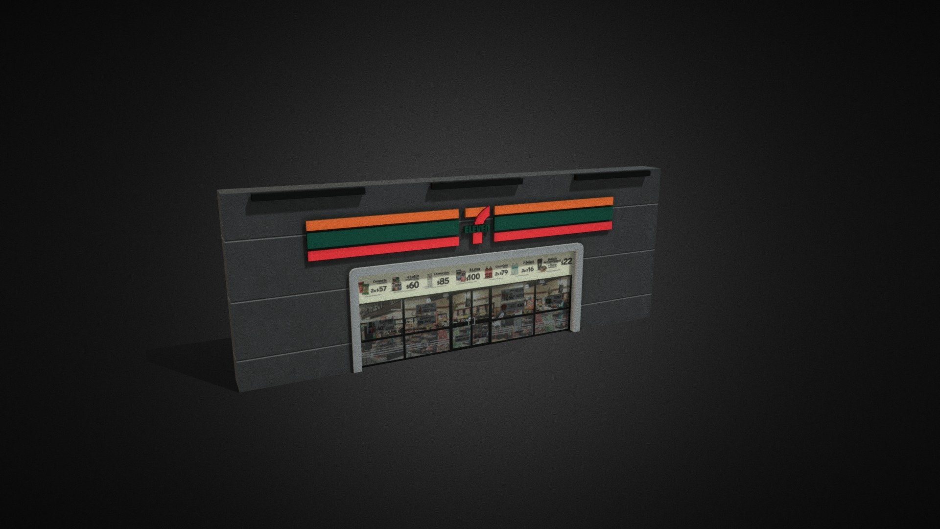 7 Eleven v1 - 3D model by Checo Mx. (@checomx) [cbaf6b9] - Sketchfab