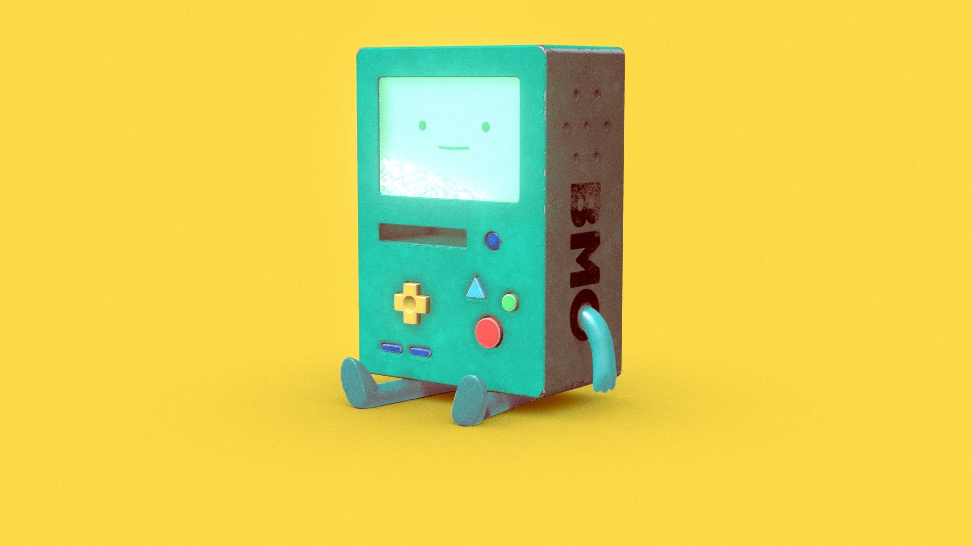 Adventure Time BMO - 3D model by LOST&FOU3D (@lostandfou3d) [cbb00eb ...