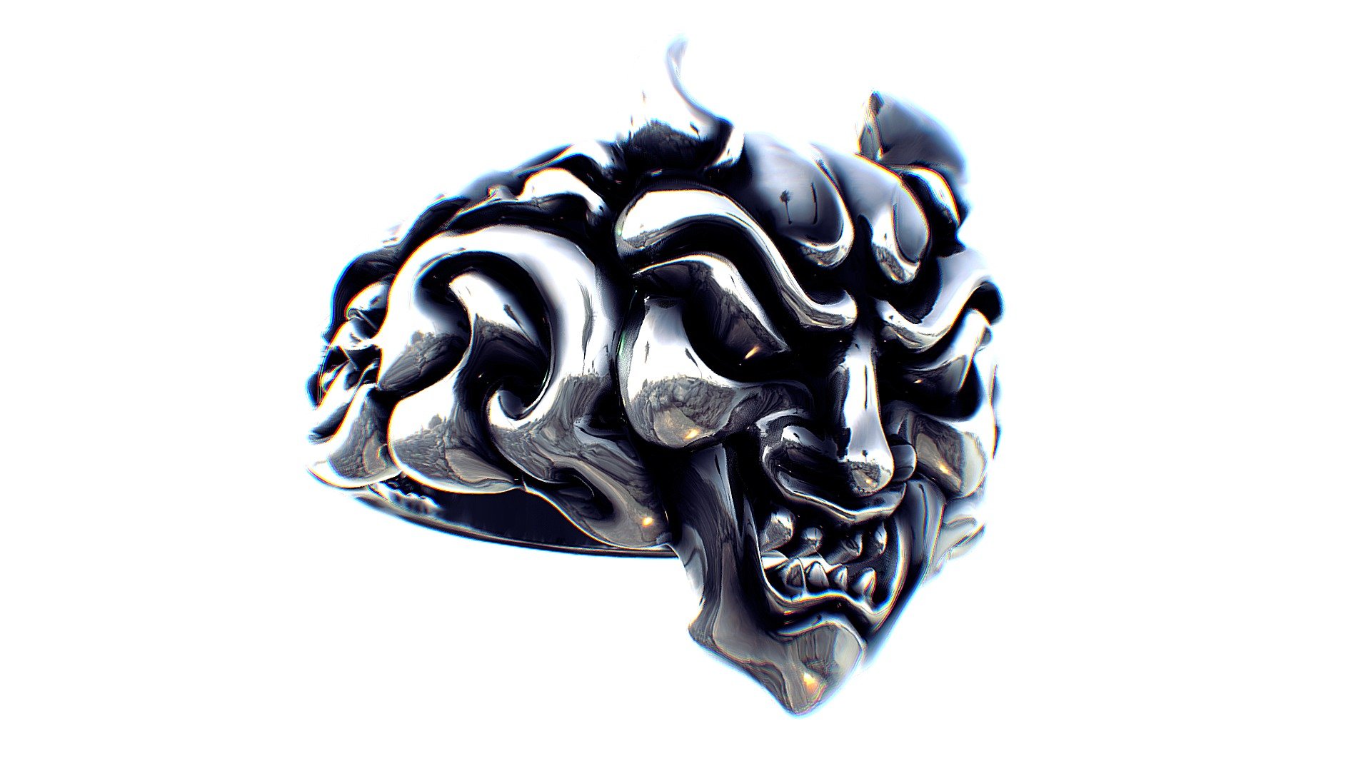 Oni Ring - 3D model by Mihail Burmistrov (@mishkin79) [cbb00f9] - Sketchfab