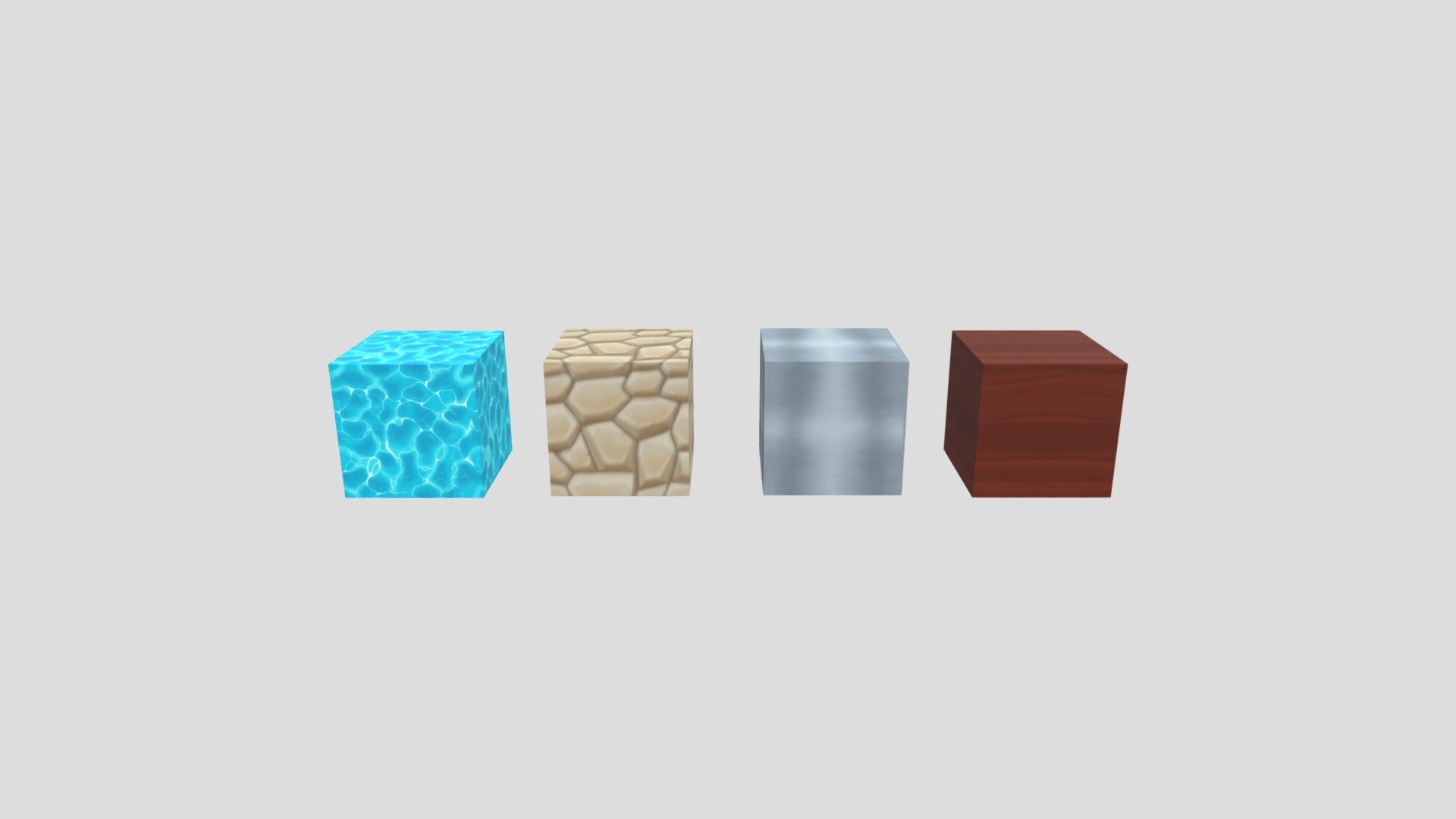 Cube With PS Textures - Download Free 3D model by kjkel [cbb13aa ...