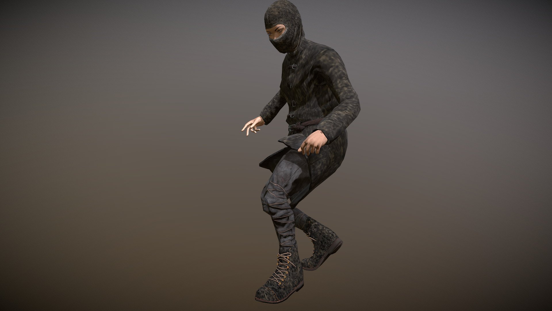 Ninja Number 1 - Animated - Download Free 3D model by tonyflanagan ...