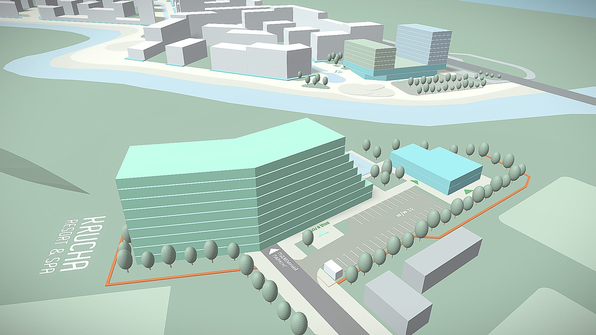 Krucha Concept - Resort & Spa - 3D model by sinulin [cbb2e15] - Sketchfab