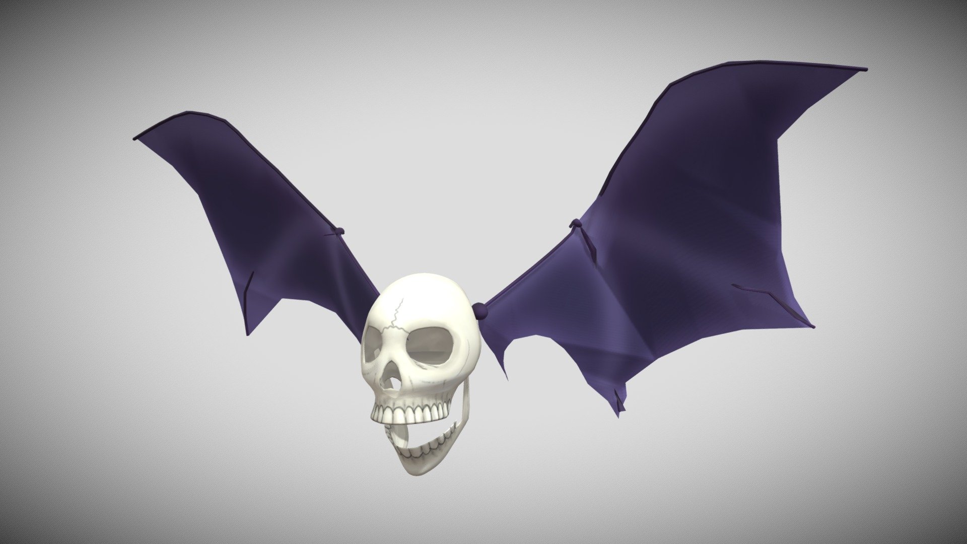 Skull Bat - 3D model by leunamanuelgc [cbb2eb0] - Sketchfab