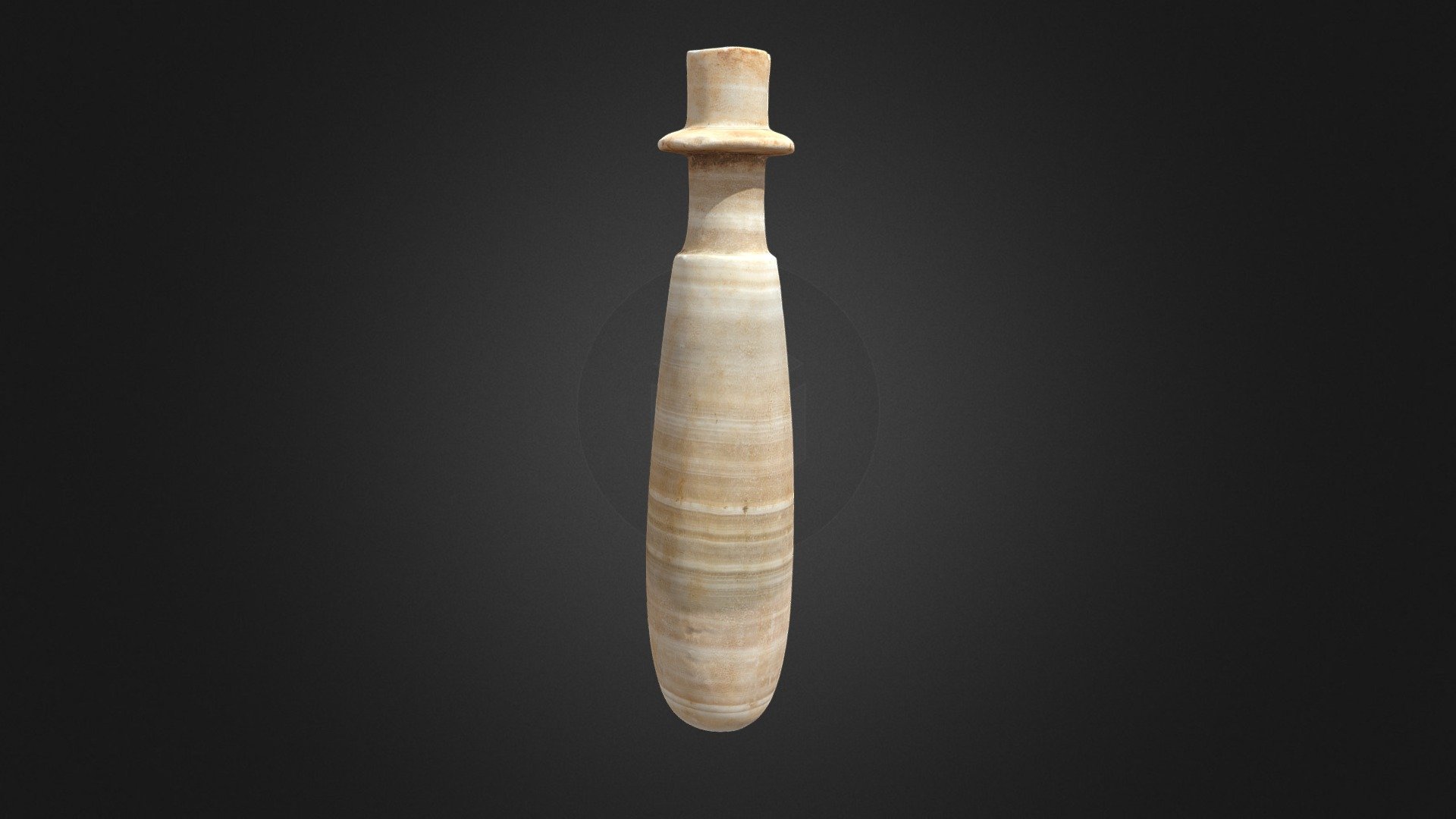 Alabastron - Egyptian Stone Jar - 3D model by raffmacsusb [cbb3a88 ...