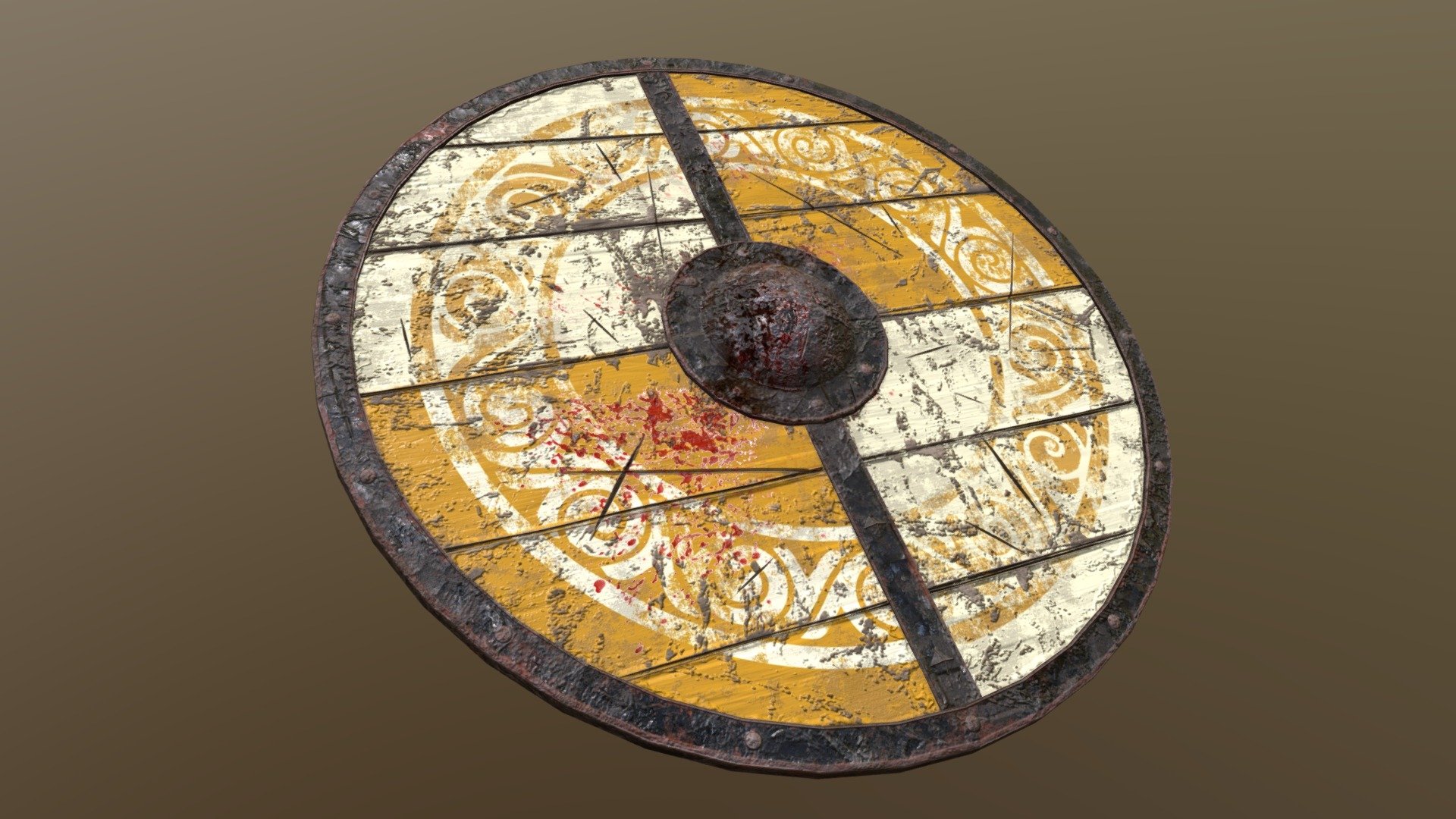 Fantasy Viking Shield - 3D model by thomasbrophy [cbb5c29] - Sketchfab