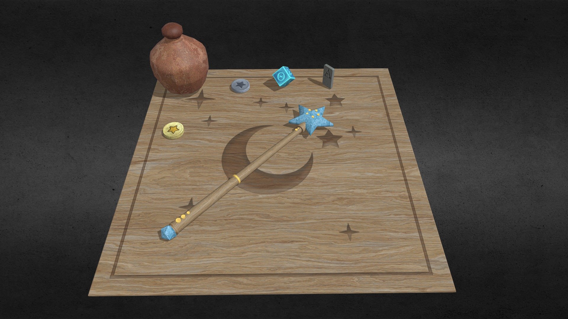 Potion Station - 3D model by BQuinteroCruz [cbb64ab] - Sketchfab