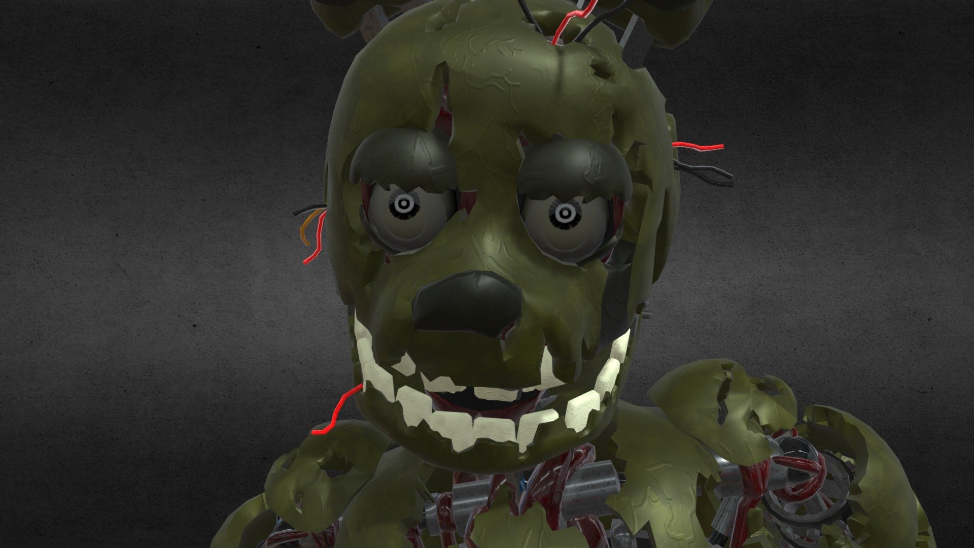 Springtrap AR Retexture (By Me) - Download Free 3D model by Captain ...