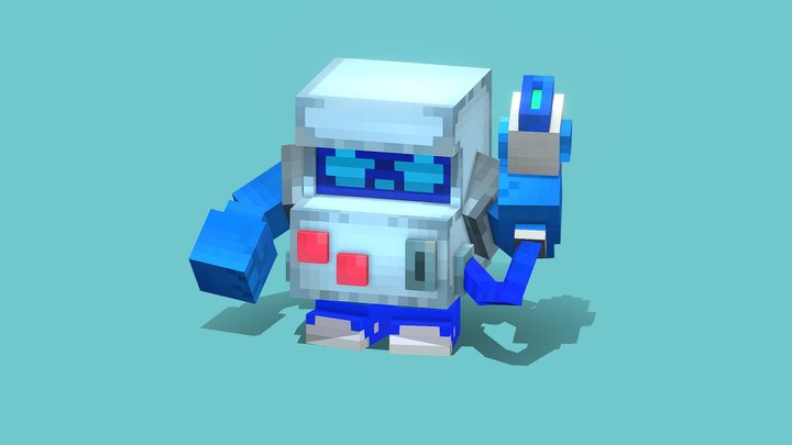 8-bit 3D models - Sketchfab