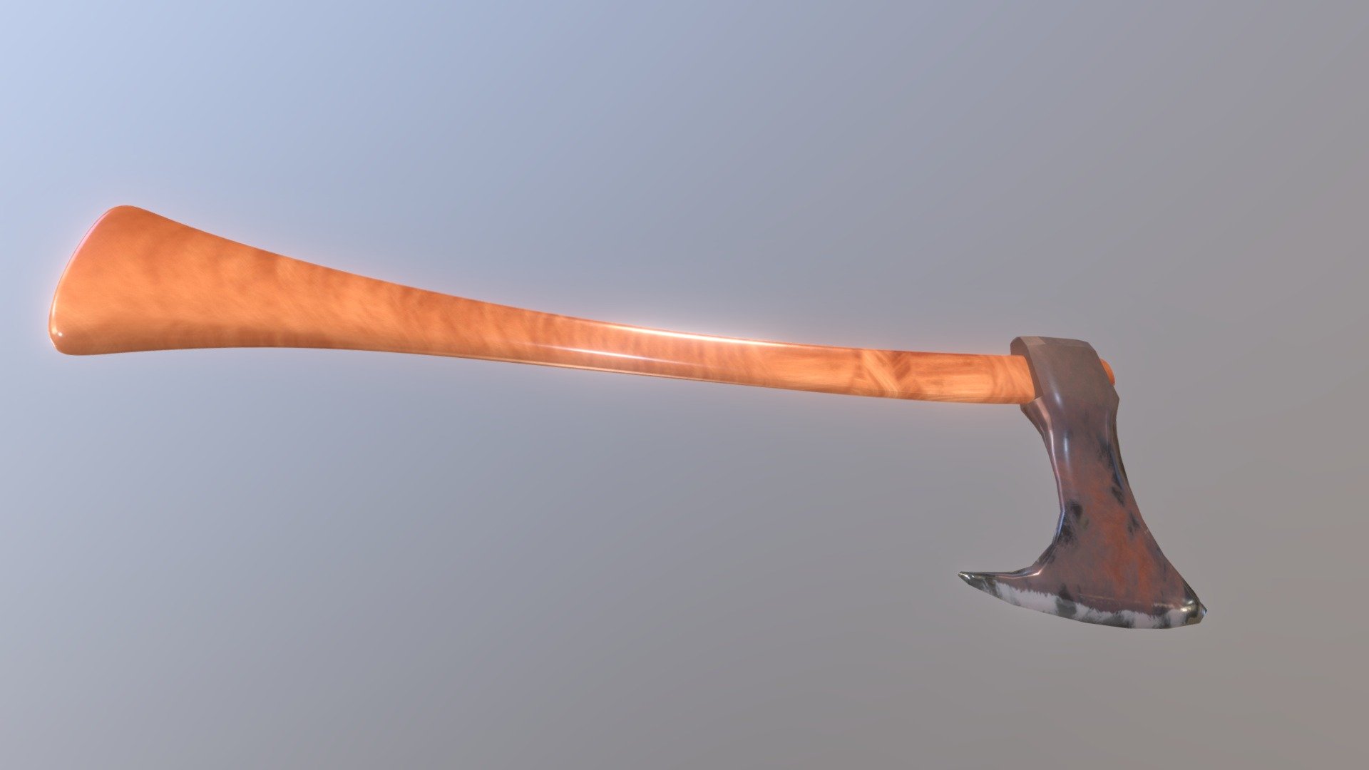 Axe(rusty) - 3D model by davidvancoevorden [cbb9f7e] - Sketchfab