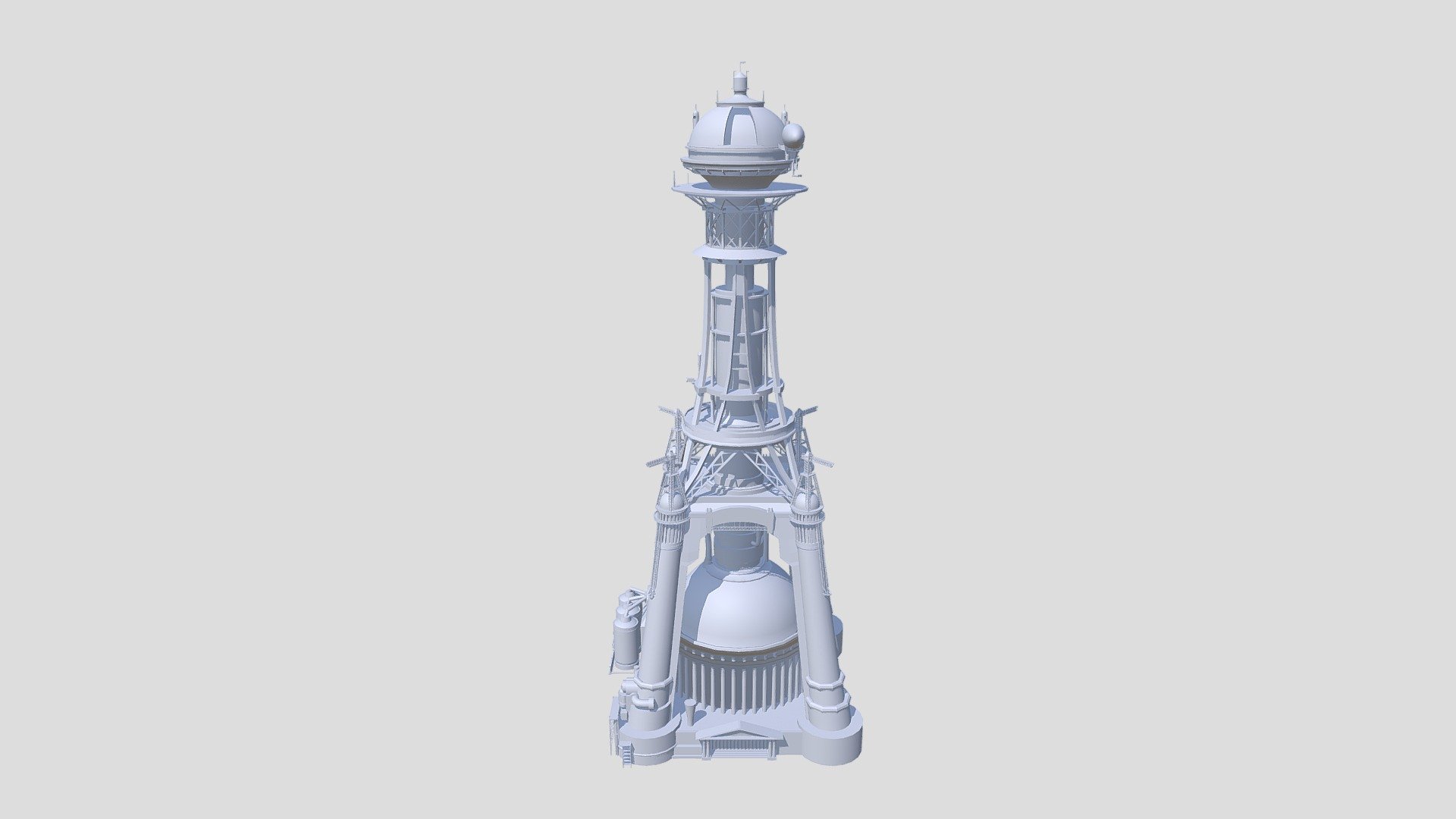 OUTCAST -Steampunk Tower Project - 3D model by verza (@verzino ...