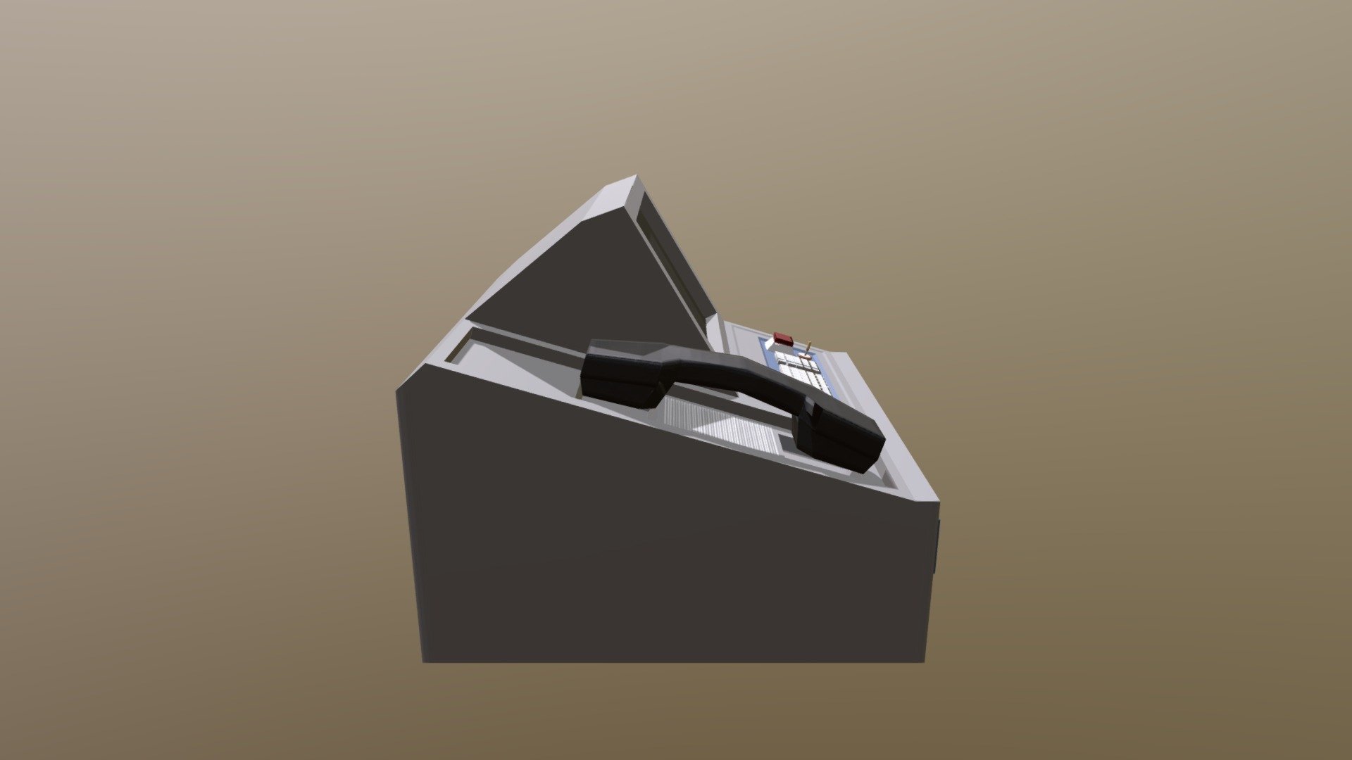 Computer Terminal - 3D model by Whalex [cbbaa8c] - Sketchfab