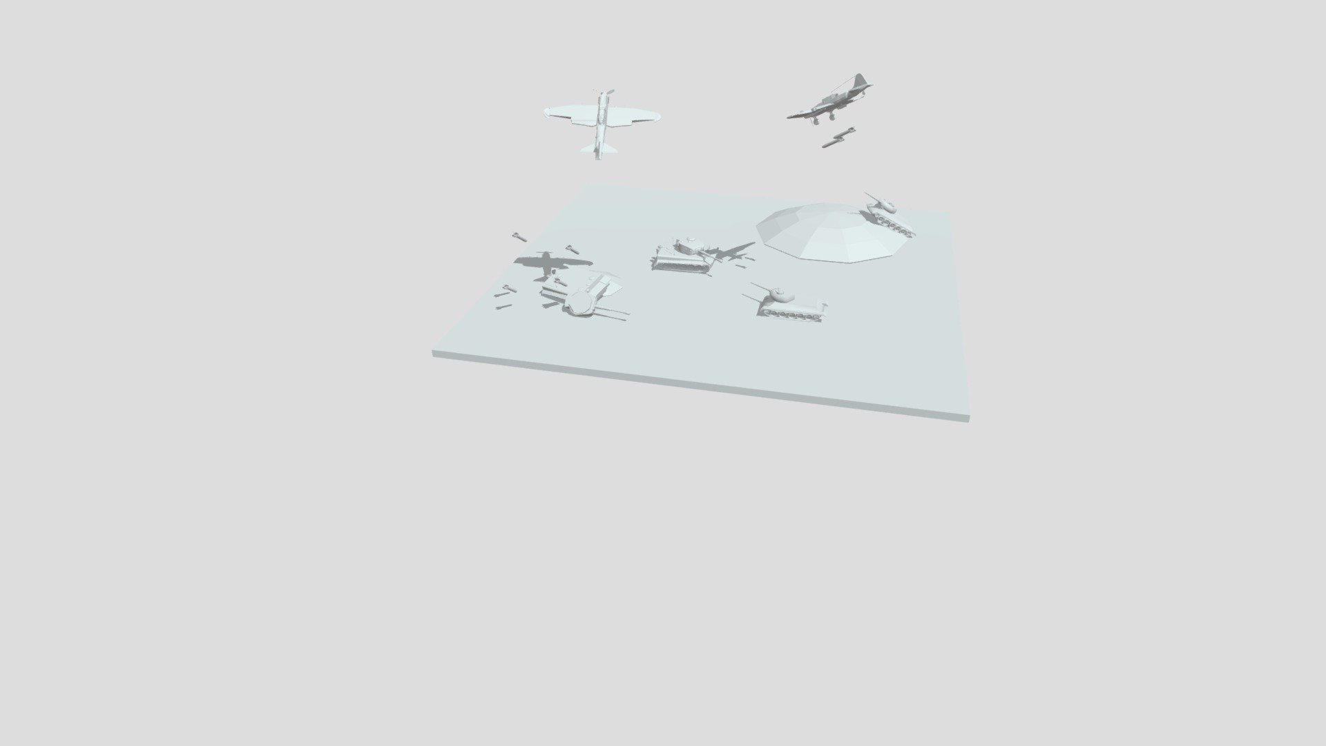 diorama_lowpoly - 3D model by ogylandy.yespagambetov [cbbabe7] - Sketchfab