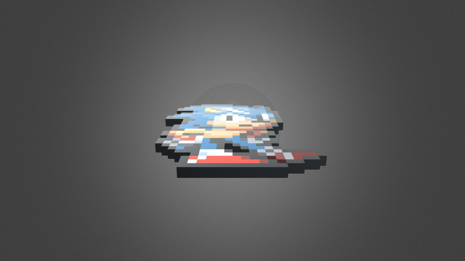 pixel classic Sonic (final) - Download Free 3D model by Nutcracker ...