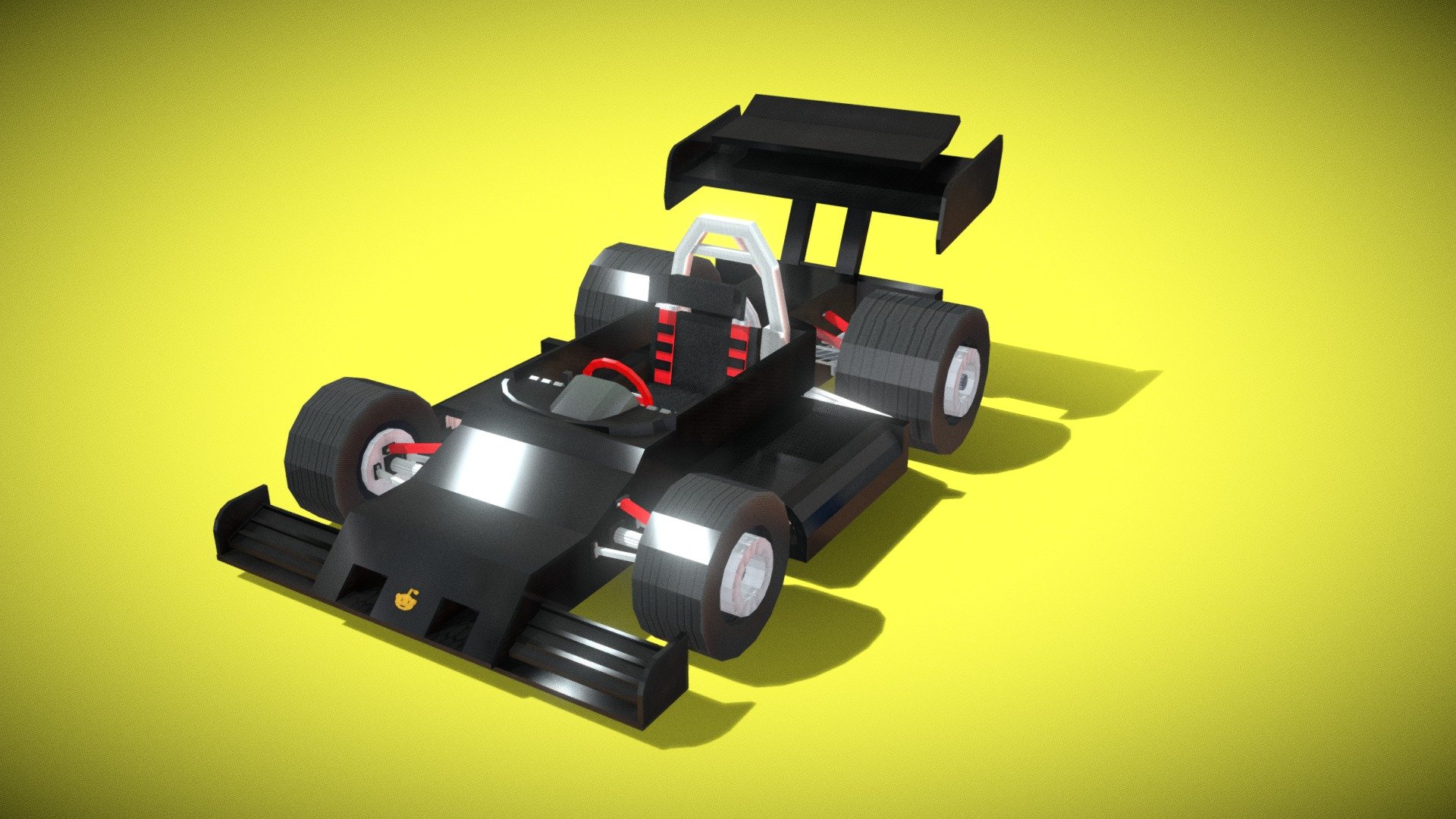 Reddit Racing car -blockbench - Download Free 3D model by Artbor ...