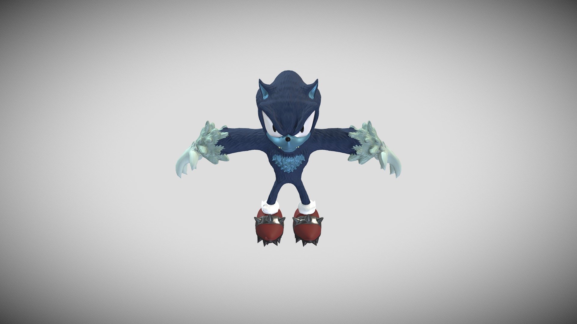 SONIC WEREHOG - 3D model by barberisbelen1 [cbbc5e8] - Sketchfab