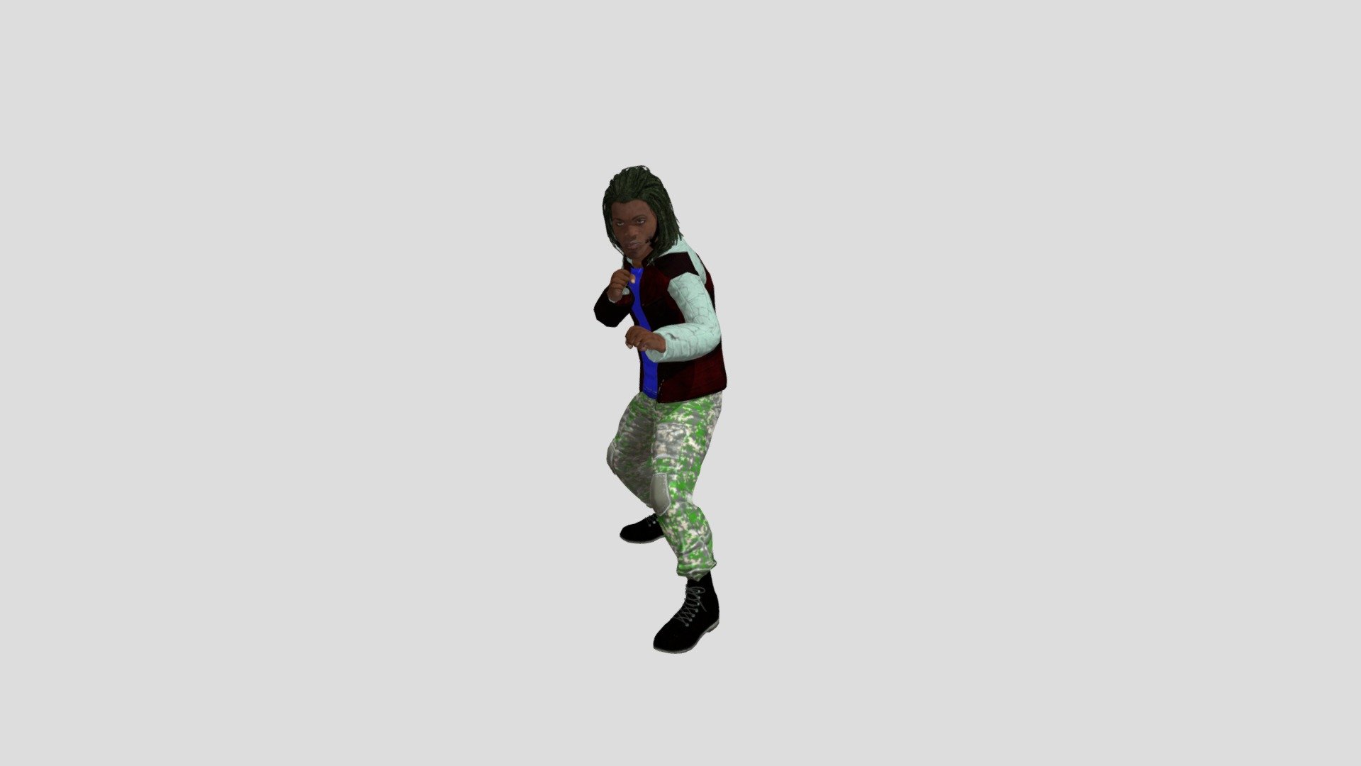 Russ - Punch To Elbow Combo - Download Free 3D model by greyHouse34 ...
