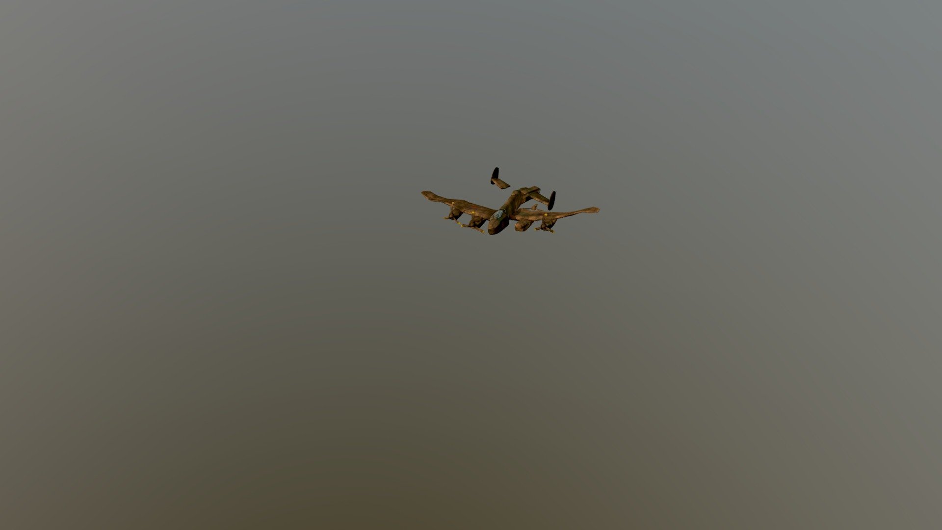 Crashed airplane - 3D model by Rik van de Kraats (@hashtagrik) [cbbd8a3 ...