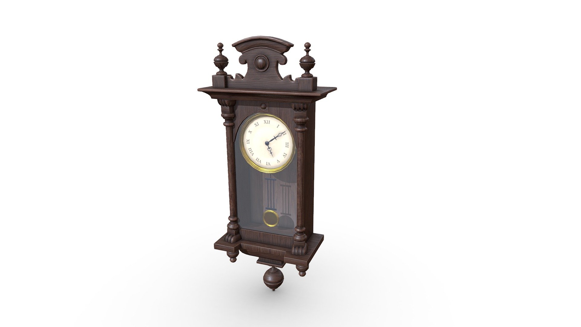 Clock Wall - 3D model by wojciechmiedziocha [cbc0a48] - Sketchfab