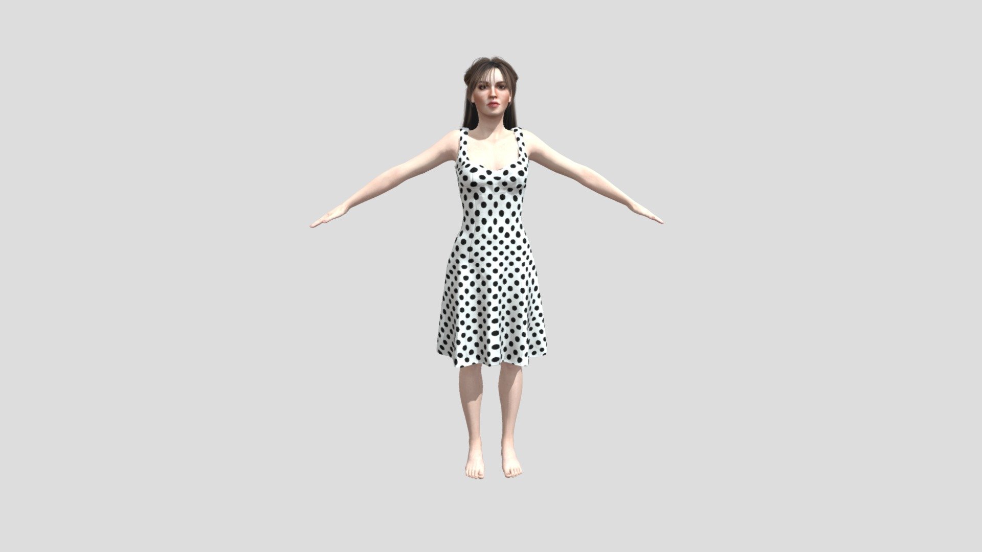 Fashionable & Beautiful Female 3D Model - 3D model by SimplyOrbit ...