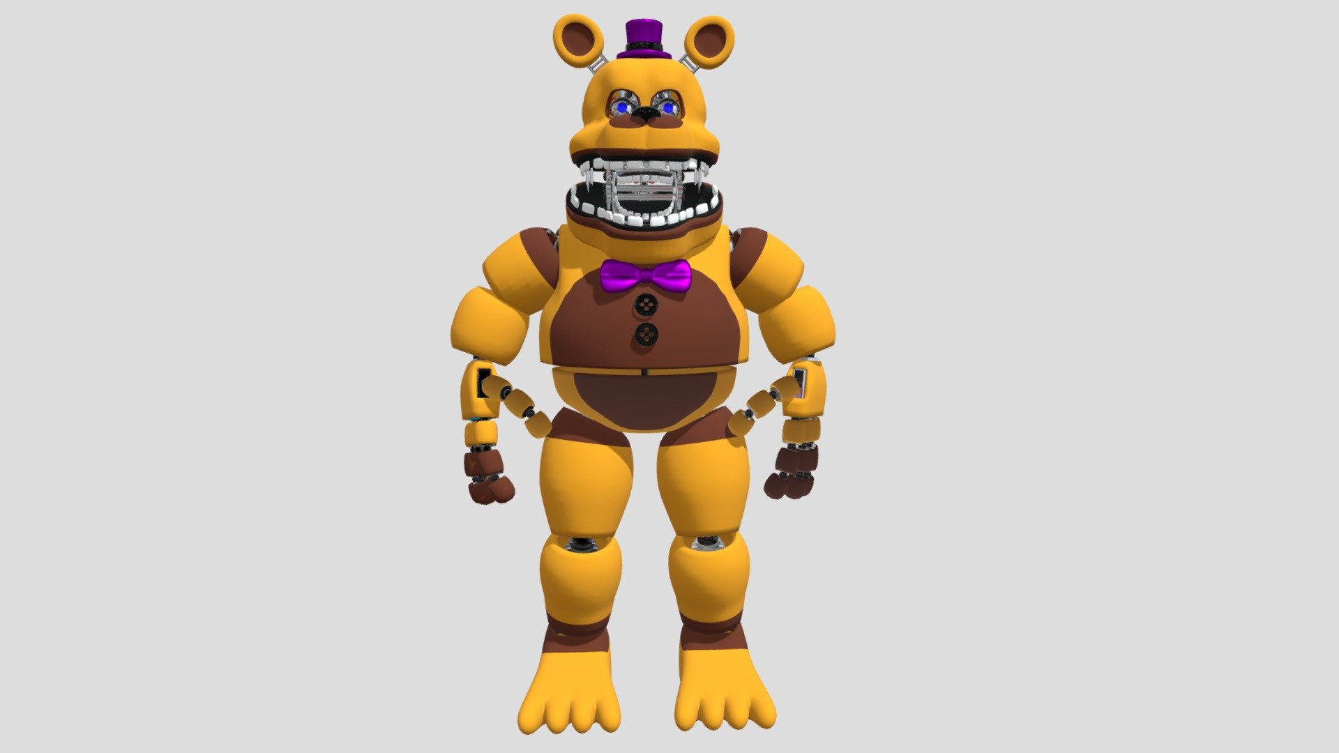 Fredbear - Download Free 3D model by RoxanneTheArtist945 (@RoxanneTheArtist945andFriends ...