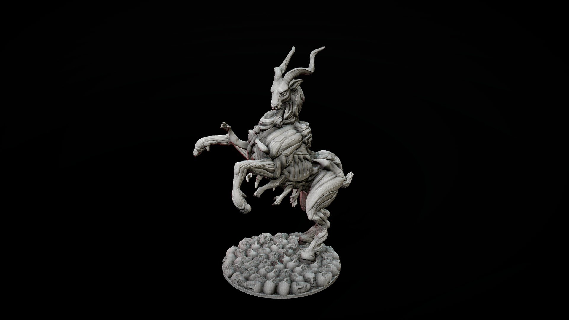 Kingdom Death Screaming Antelope Level 2 - 3D model by Vanthasm ...