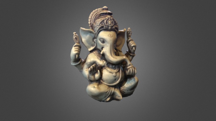 Classic Ganesh Ceramic Painted - Download Free 3D model by Francesco ...