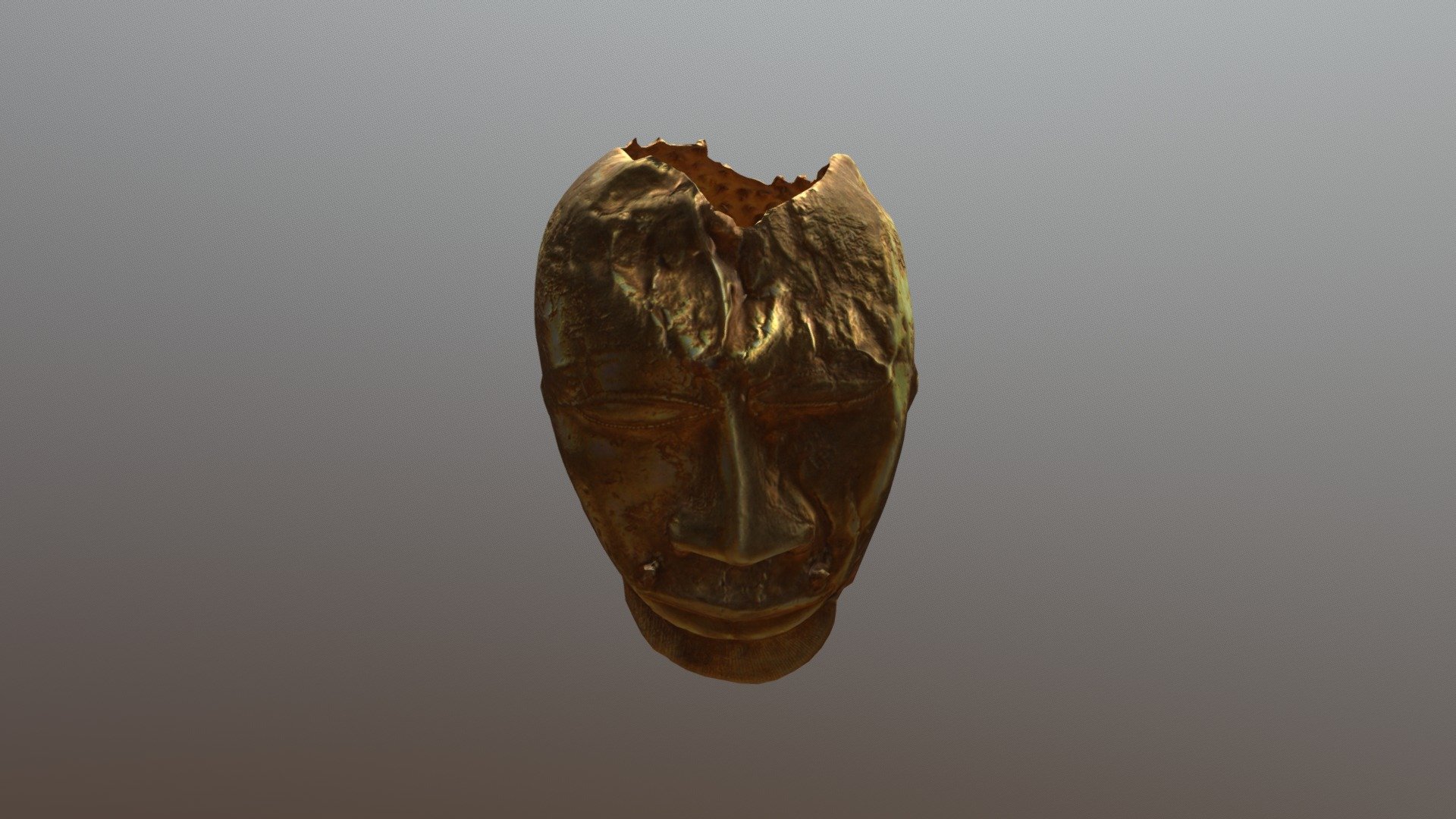 Gold Trophy Head - 3D model by wallacecollection [cbc35a1] - Sketchfab