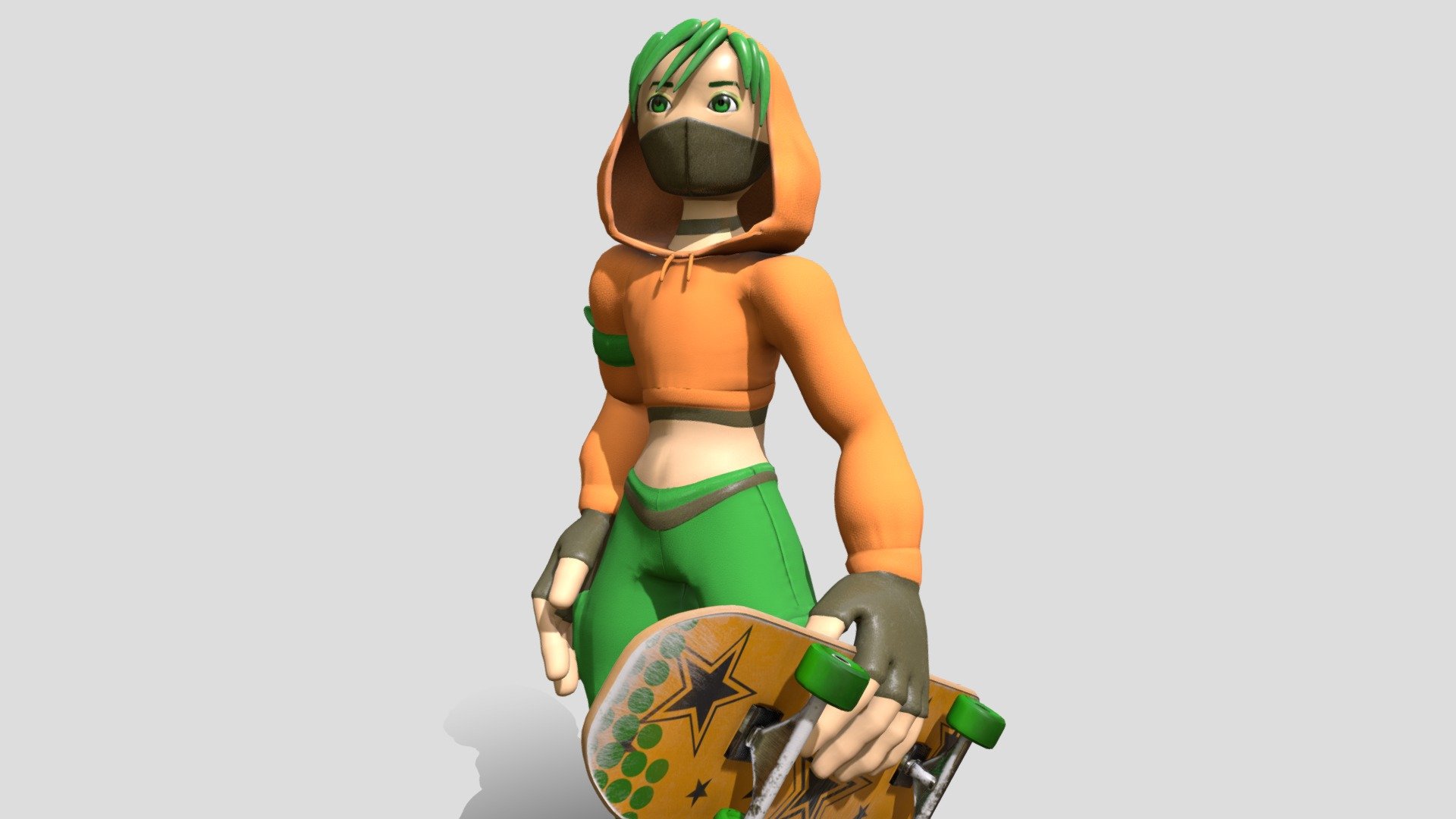 Main Character - How Do You Skate? - Download Free 3D model by Jolie ...