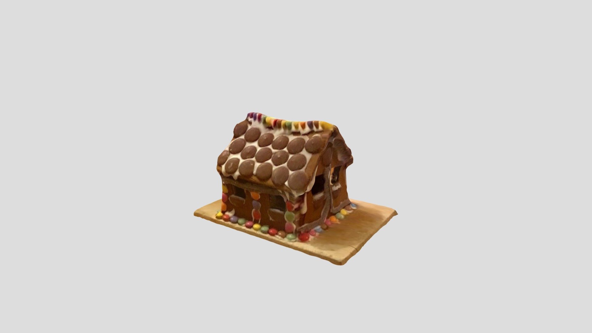 Gingerbread house - Download Free 3D model by Bruce (@blockie) [cbc4ff5 ...