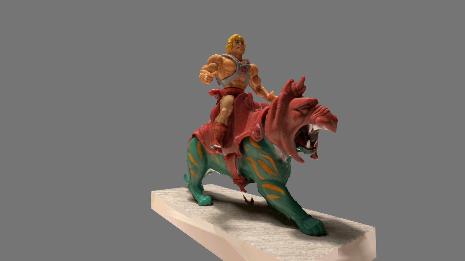He is the man and his BattleCat - 3D model by hank_22_ [cbc5204 ...