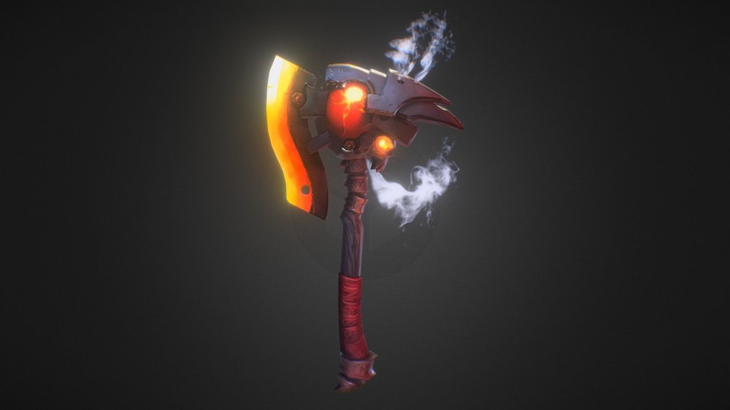 Steam Axe - 3D model by Danil Kuptsov (@DKuptsov) [cbc691c] - Sketchfab