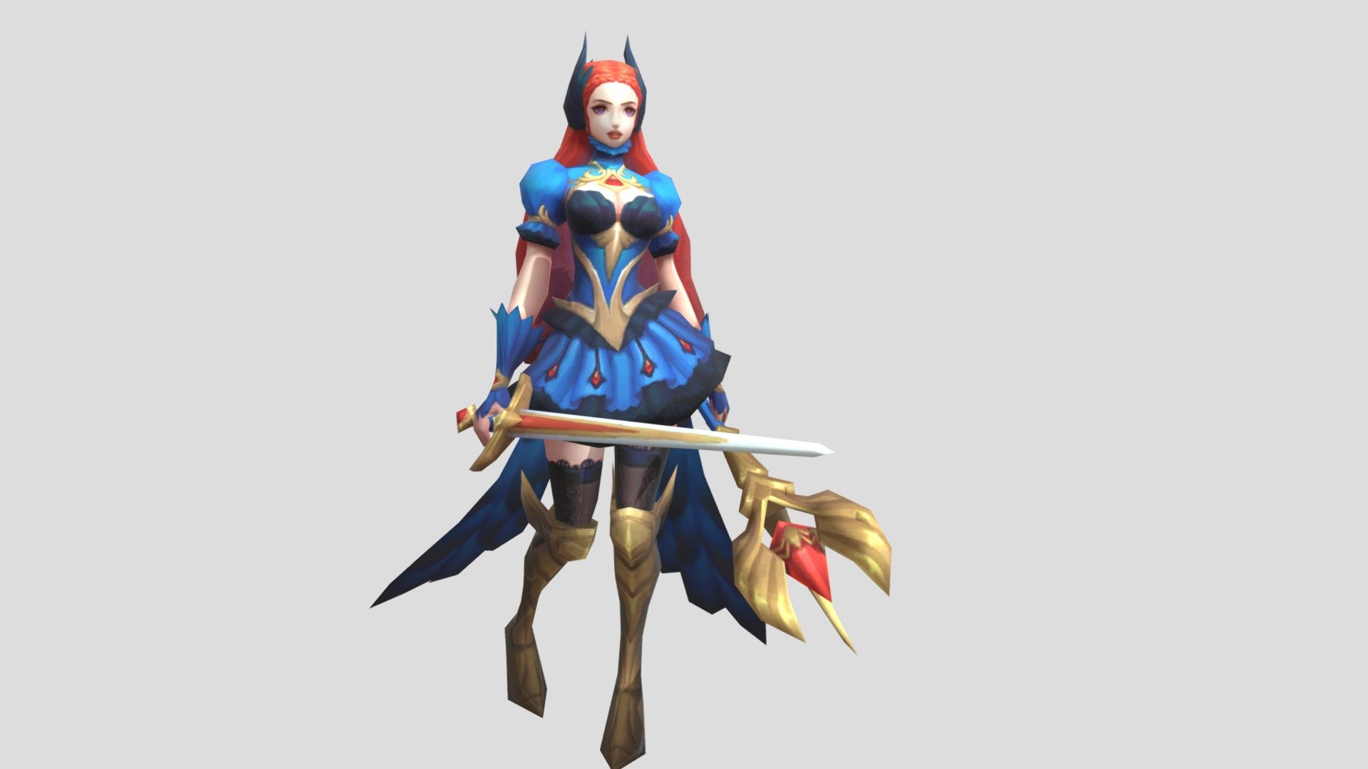 Hero_Odette_Black_Swan - Download Free 3D model by 3DHeroesMLBB ...