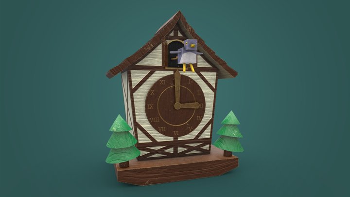 Cuckoo-clock 3D models - Sketchfab