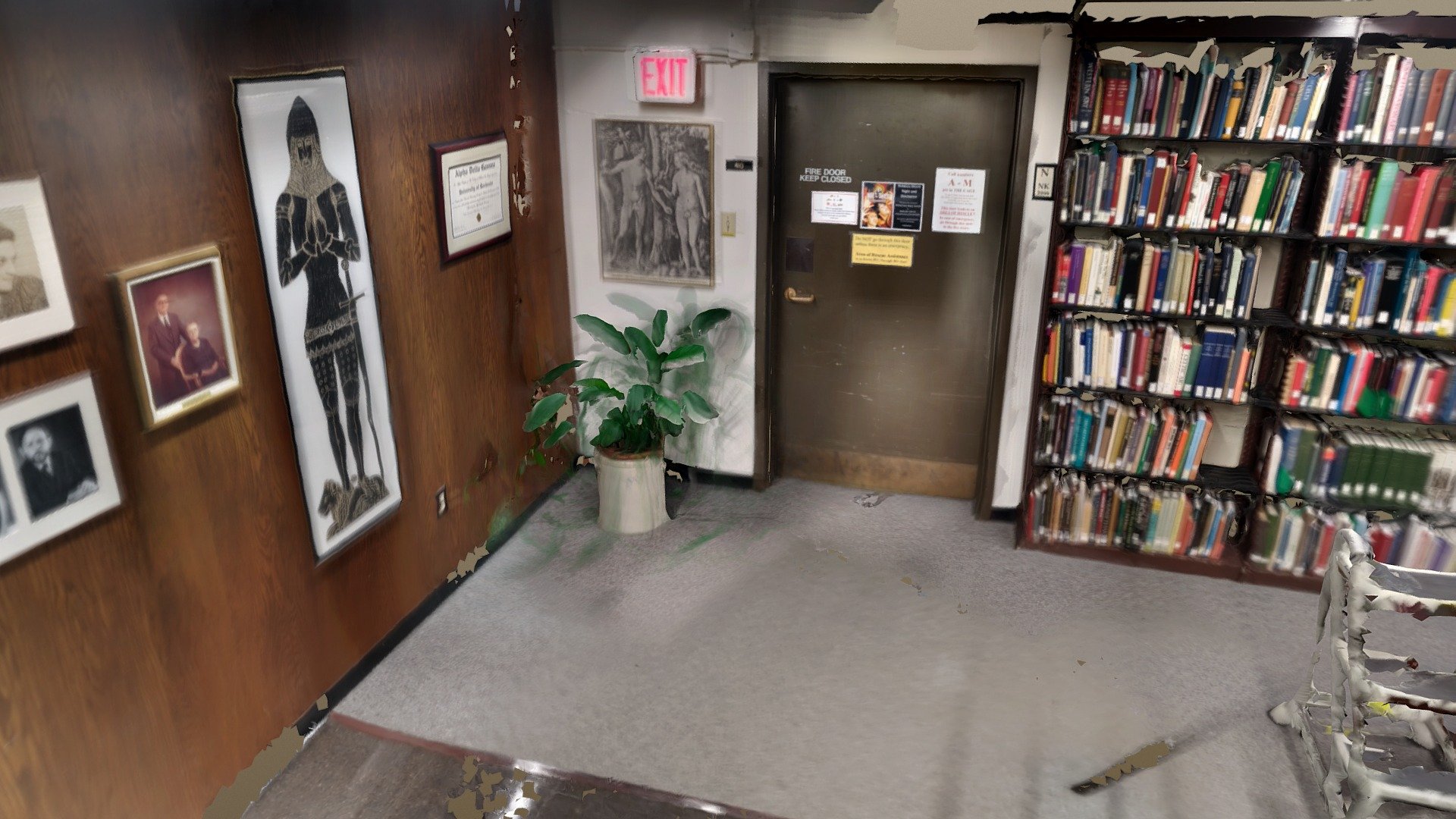 Robbins Library corner - 3D model by kbriant [cbcbe33] - Sketchfab