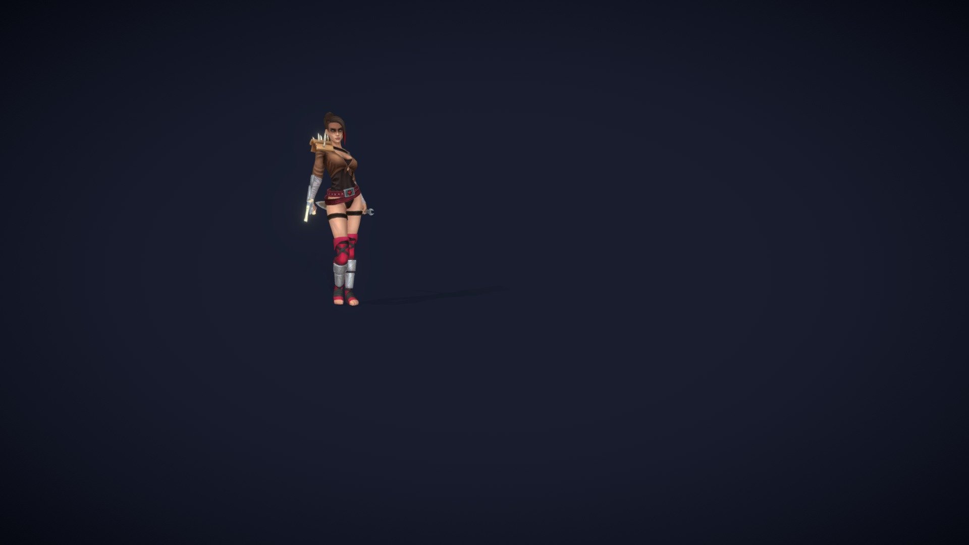 AS_Raider_queen_Attack_01 - 3D model by torzhinskiy [cbcc7a6] - Sketchfab